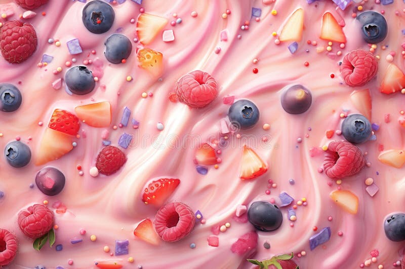 Closeup of Berry Smoothie Texture Stock Image - Image of fruit, healthy ...