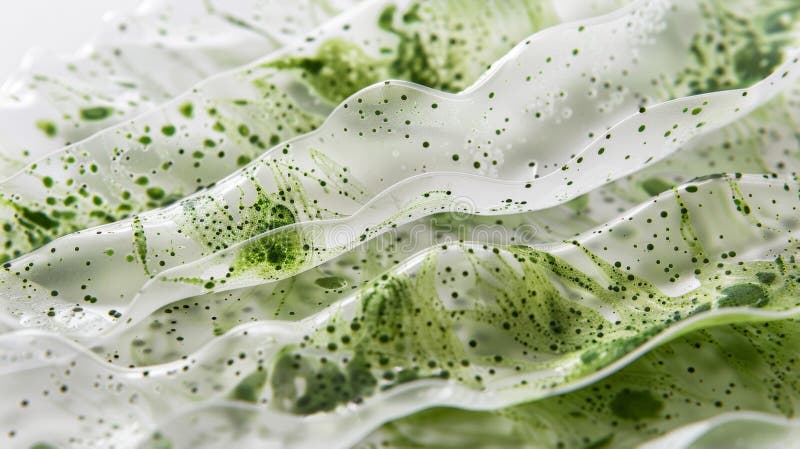 A Closeup of a Biodegradable Packaging Material Made Entirely from ...