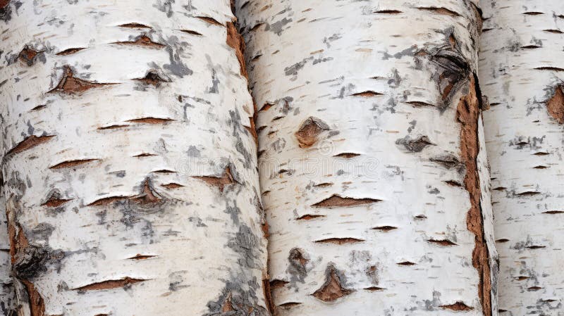 Closeup birch tree bark stock illustration. Illustration of rough ...
