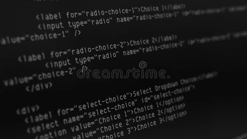 4k Programming Code Running Over Computer Screen Terminal Hacking Loop Animation Stock Video