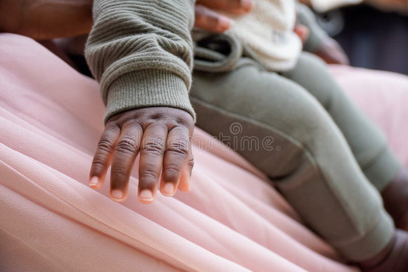 Closeup of Black Hands of an African Baby. African Migration Stock ...