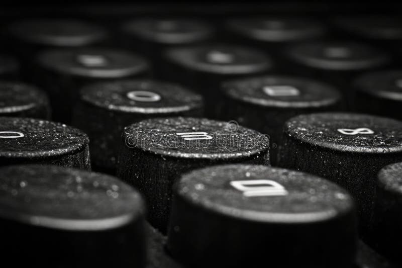 Closeup of a Black and Silver Keyboard: Detailed View of Modern ...