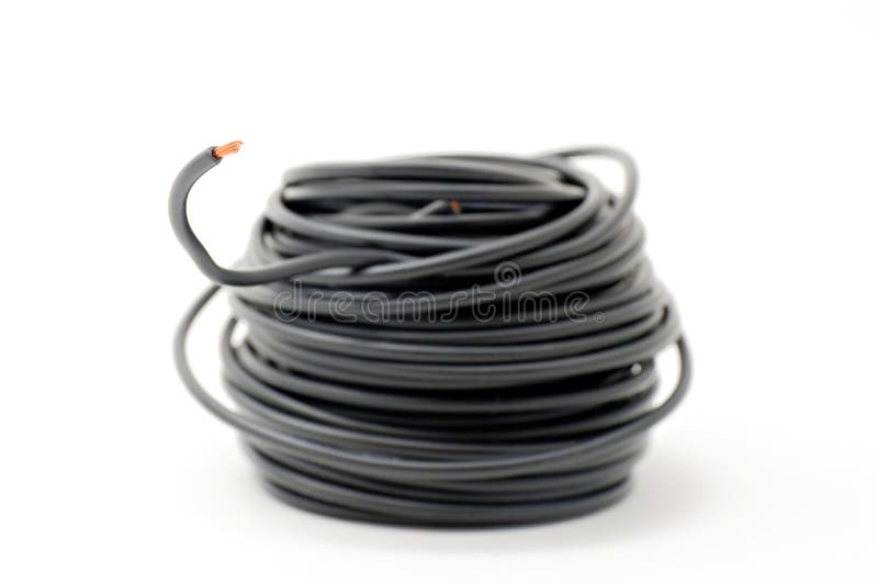 Black Wire and Led Spot Lights on the Concrete Ceiling for New ...