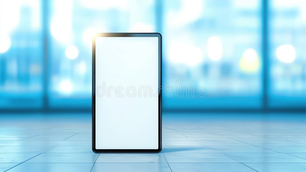 Closeup of a Blank Cell Phone Screen, Ready for Apps, Content, and ...