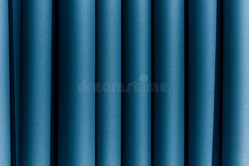 Closeup of Blue Curtain Textured Background Stock Image - Image of ...