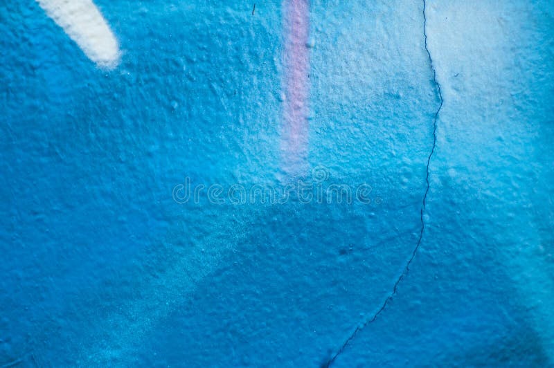 Blue Graffiti on the Wall Texture Stock Image - Image of grunge, spray ...