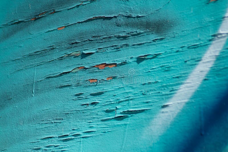 Blue Graffiti on the Wall Texture Stock Image - Image of light ...