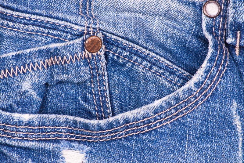 Closeup Blue Jeans Stock Image Image Of Stitch Sewing 66434337