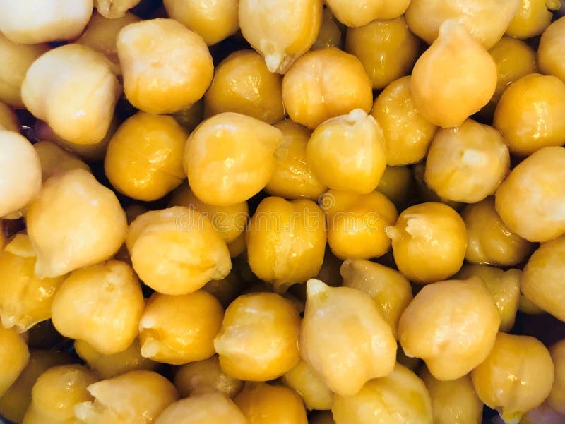 Closeup of a Boiled Chickpeas. Stock Photo - Image of diet, chickpeas ...