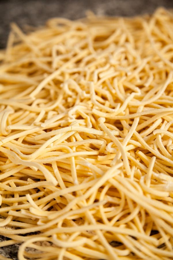 Closeup of Boiled Spaghetti Pasta Stock Image - Image of profession ...