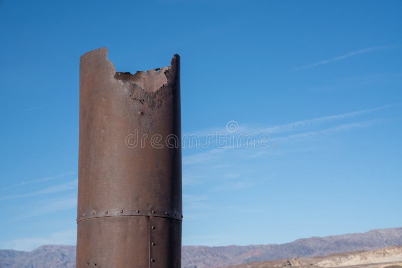 Closeup of Borax Processing Equipment from the 19th Century Stock Image ...