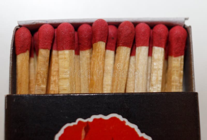 Closeup of Boxes with Matches. Stock Image - Image of concept, match ...