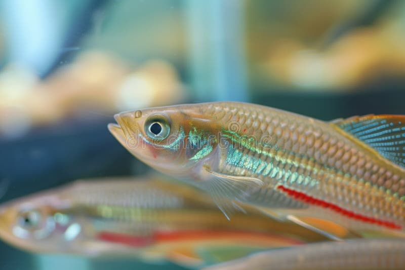 Closeup of Breeding Fish in Controlled Environment Stock Image - Image ...