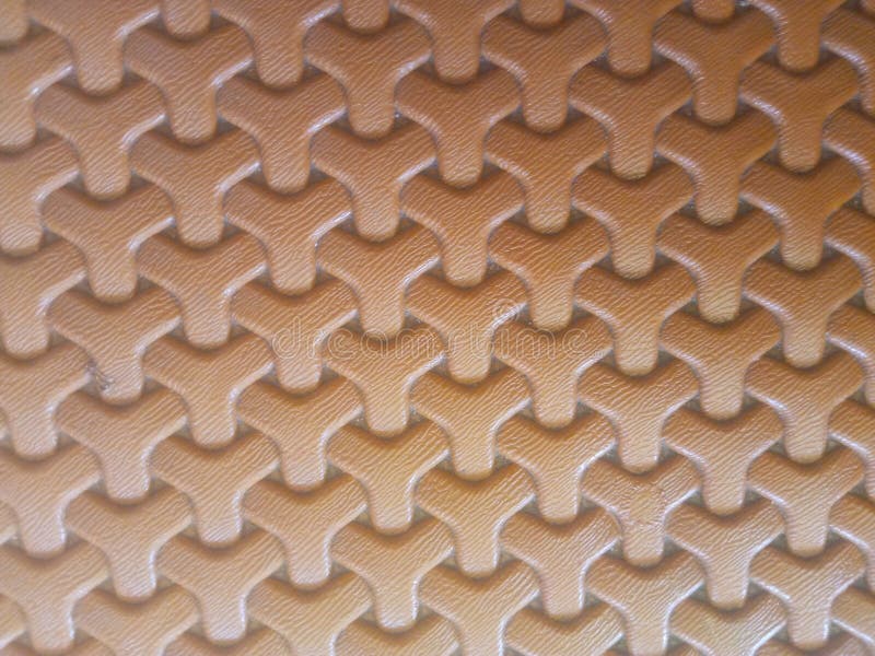 Closeup of Brown Geometric Leather Texture with Artistic Patterns and ...