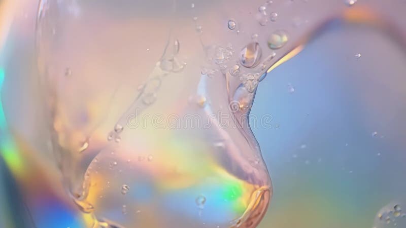 Closeup of a Bubble Being Inflated until it Can No Longer Hold Its ...