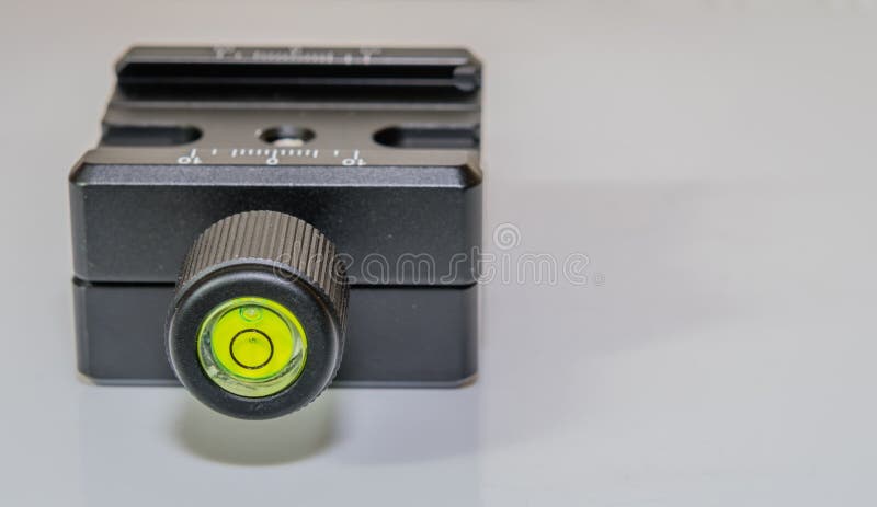 Bubble Level Inside Locking Knob Stock Image - Image of knob, closeup ...