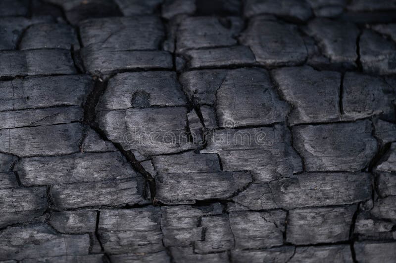 Closeup of Burnt Charcoal Texture. Abstract Background for Design Stock ...