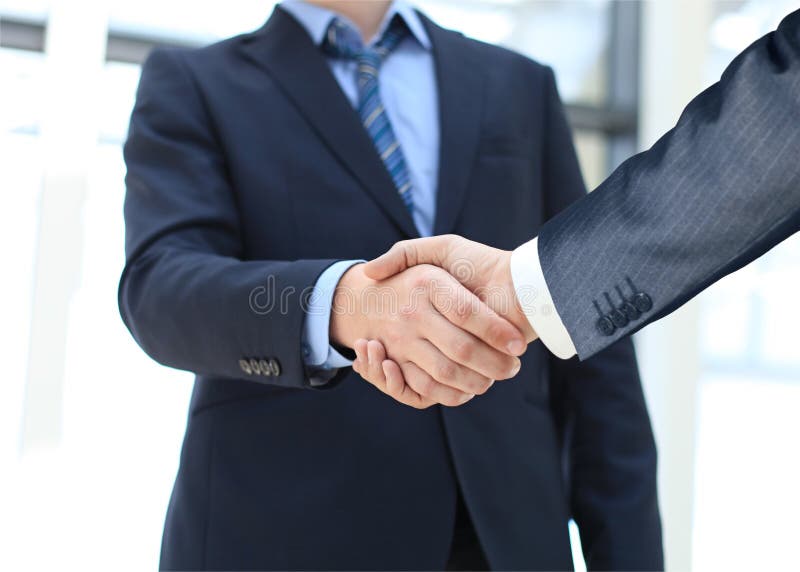 Business hand shake stock image. Image of businessman - 40705901