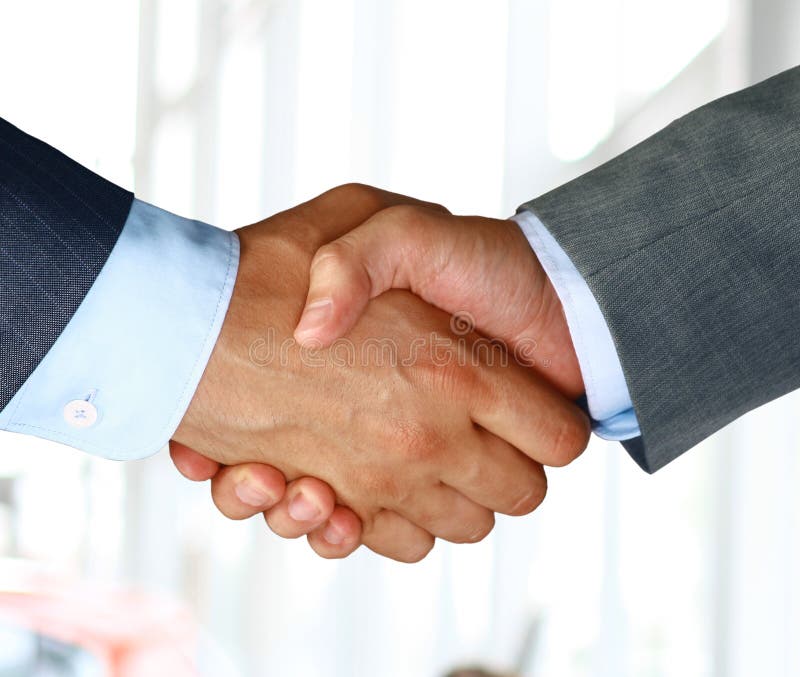 Business hand shake stock image. Image of businessman - 40705901