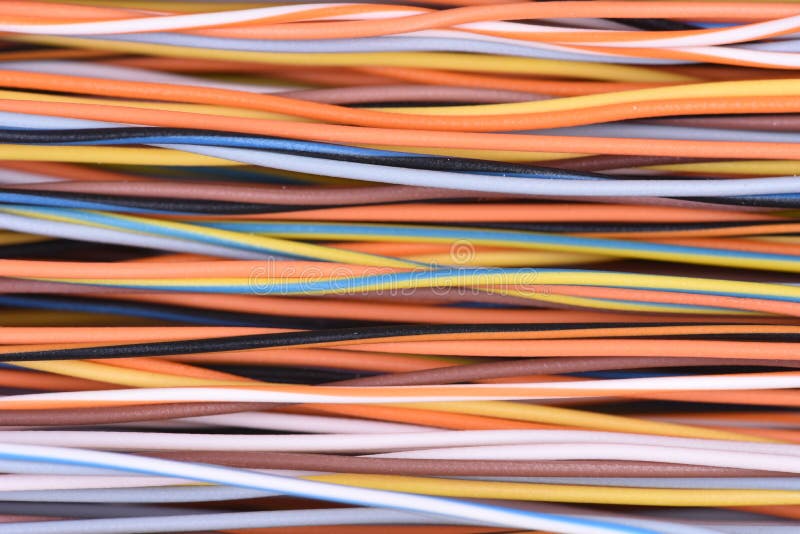Cable in Electrical Wiring Systems Stock Image - Image of electric ...