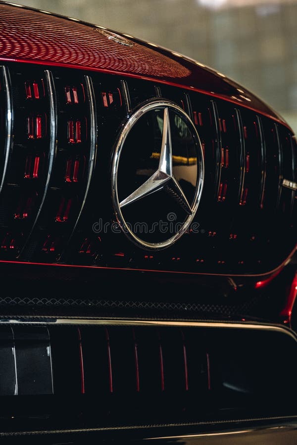 Closeup of a Car Detail on Display Editorial Stock Image - Image of ...