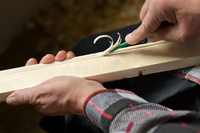 Closeup of Carpenter at Work Stock Photo - Image of color, carpenter ...