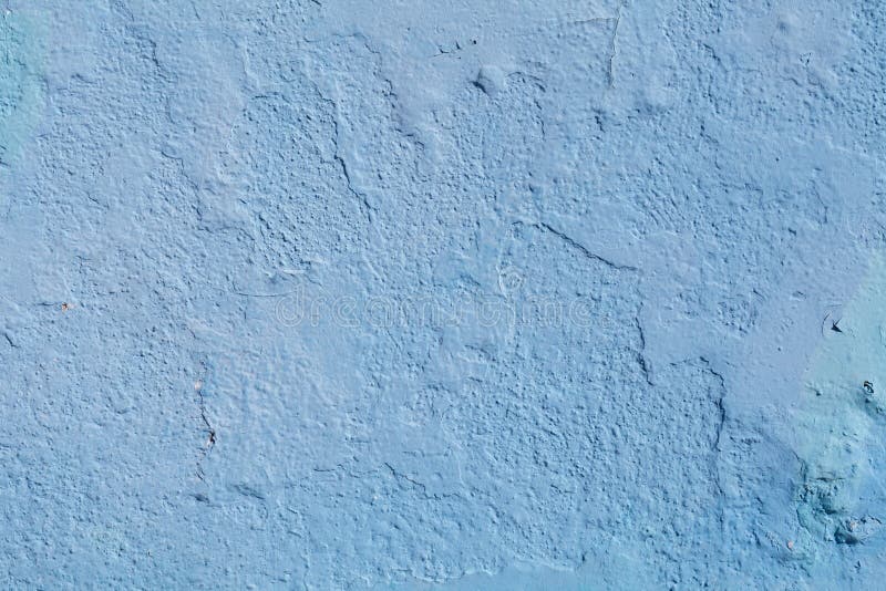 Closeup of Chipped Paint on Blue Wall , Texture Ready Stock Image ...