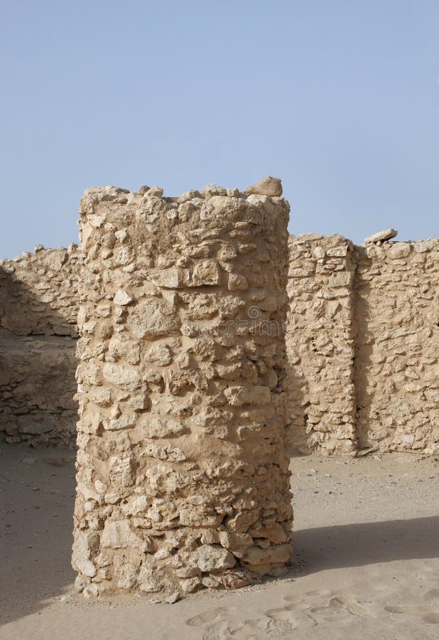 Closeup of a Circular Pillar at Saar Temple Stock Image - Image of 4000 ...