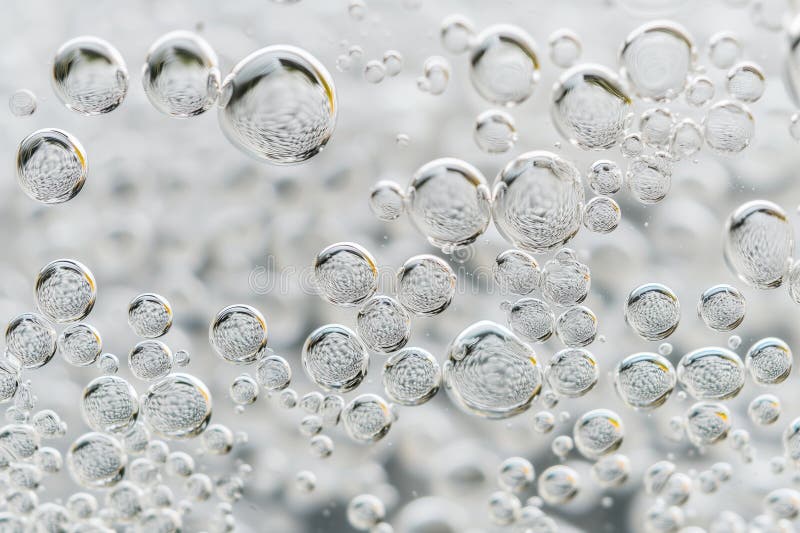 Closeup of Clear Bubbles in Carbonated Water Stock Image - Image of ...