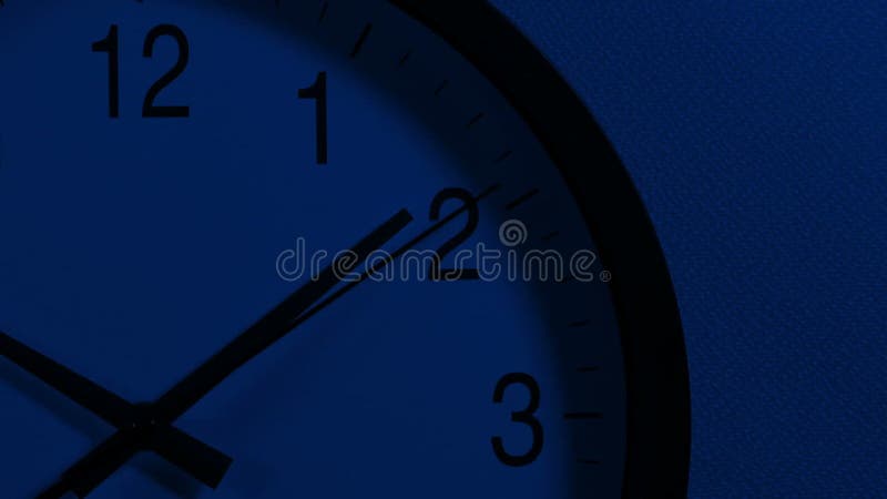 Clock Arms Moving at Night Closeup Stock Video - Video of clocks, face ...