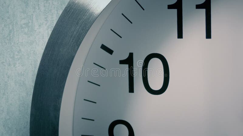 Time Passing Quickly Clock Face 2 Shots Stock Footage - Video of play ...