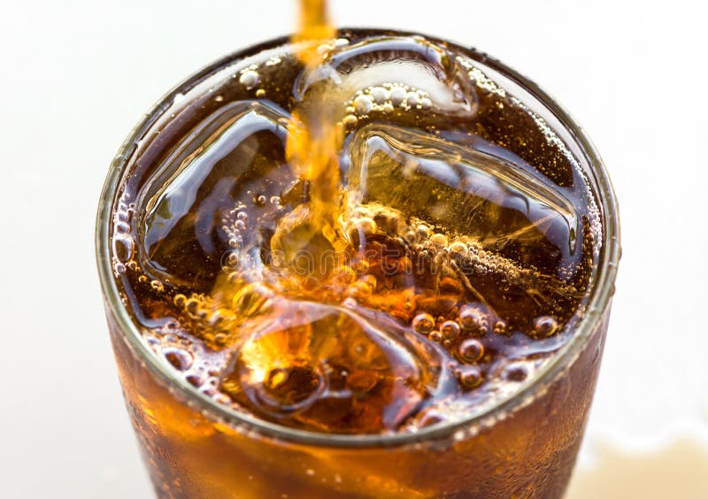 Closeup of cola stock photo. Image of eating, pouring - 55713502