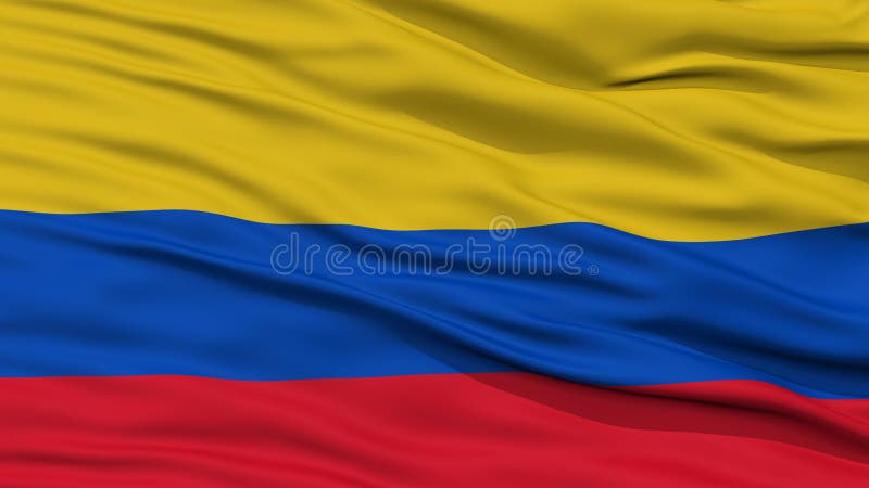 Closeup Colombia Flag stock illustration. Illustration of wrinkled ...