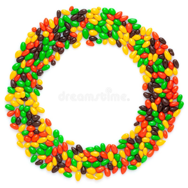 Closeup of colored candies stock image. Image of background - 166398443