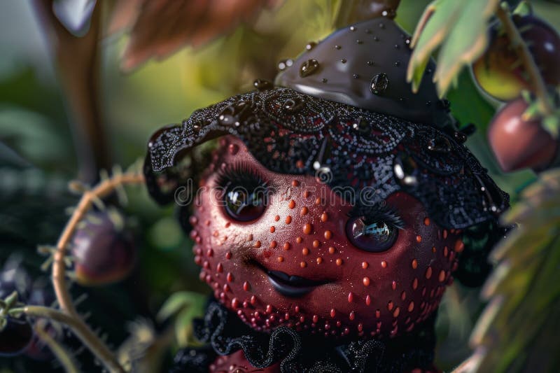 Closeup of a Colorful Frog with Intricate Patterns Stock Illustration ...