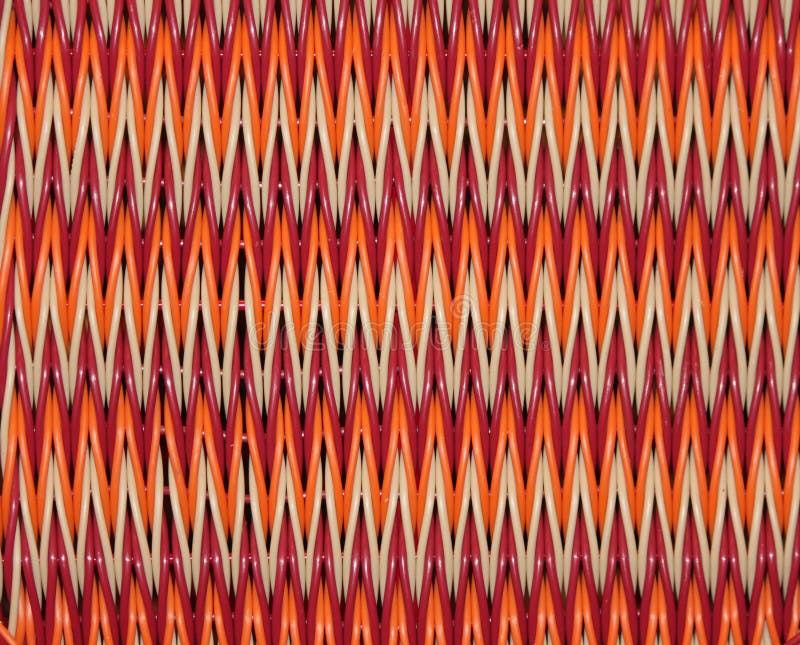 Closeup of Colorful Woven Basket Stock Photo - Image of rustic, wooden ...