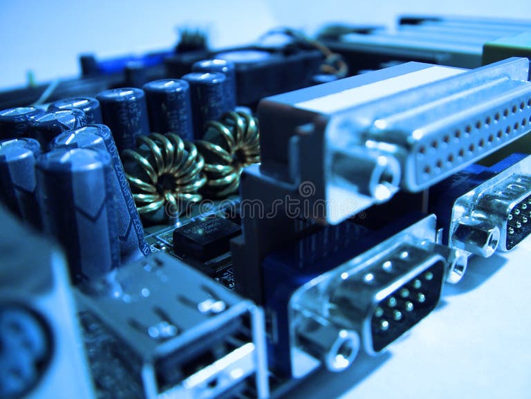 Closeup of Computer board stock image. Image of dram, computers - 50233