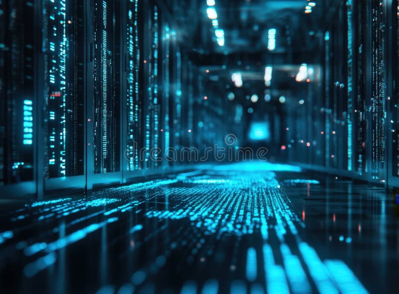 Closeup of a Computer Screen Showing Extensive Numerical Data Stock ...