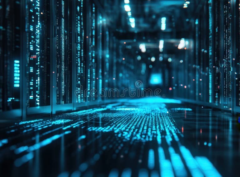 Closeup of a Computer Screen Showing Extensive Numerical Data Stock ...