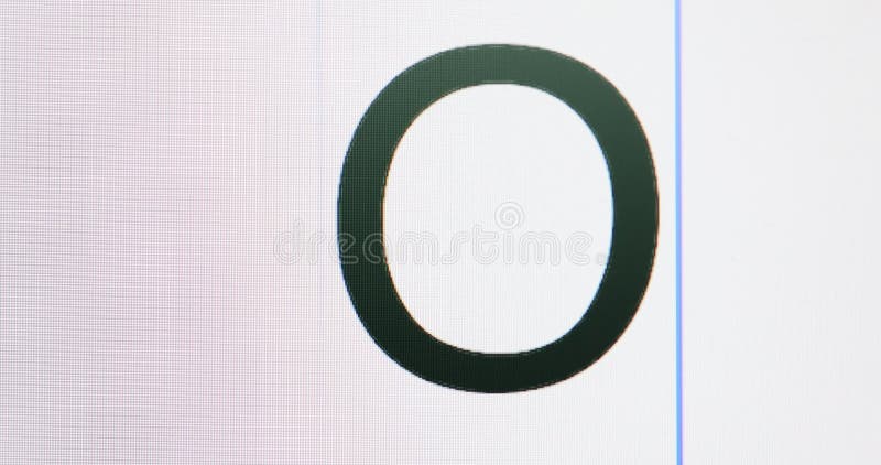 Black Text Moves Upward on White Screen, Closeup Stock Footage - Video ...