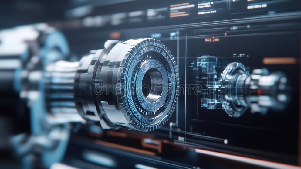 A Closeup of a Computeraided Design CAD Software Interface Displaying ...