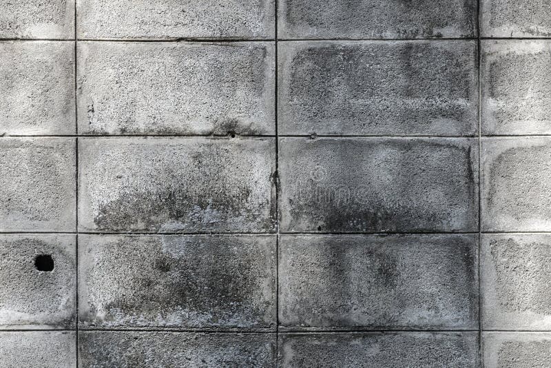Closeup Concrete Block Wall Stock Photo - Image of exterior, textured ...