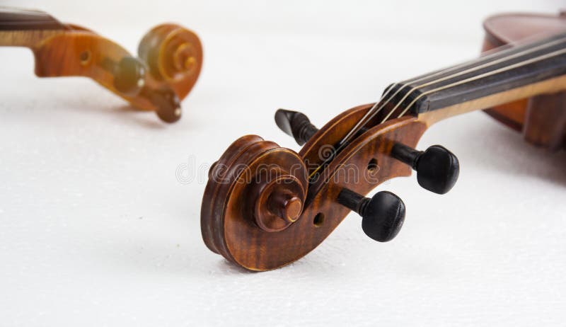 The Construction of Violin,Scroll,Pegbox and Neck,they are Stacked on ...