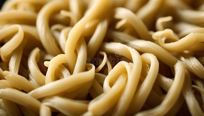 Closeup of Cooked Noodles stock illustration. Illustration of ...