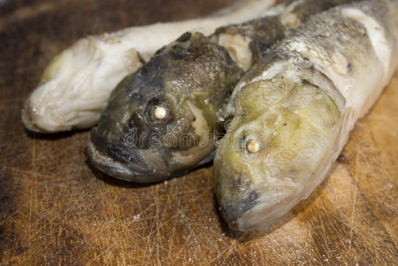 Closeup of Cooked Whole Fish Stock Photo - Image of cooked, closeup ...