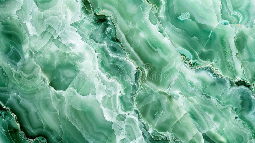 A Closeup of a Cooltoned Green Pattern Resembling the Mesmerizing ...