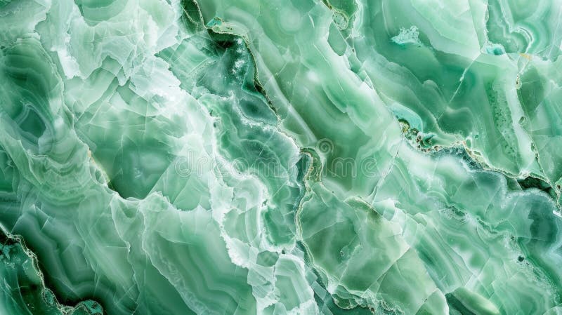 A Closeup of a Cooltoned Green Pattern Resembling the Mesmerizing ...