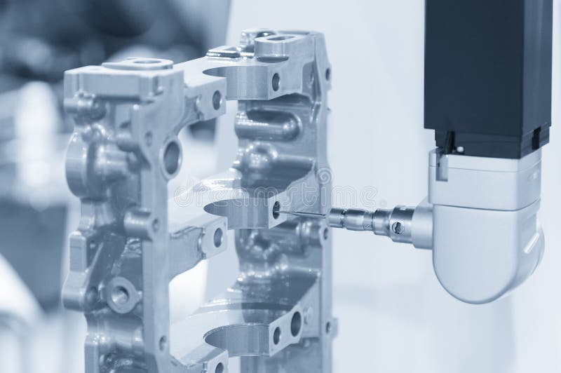 Closeup the Coordinate Measuring Machine CMM Stock Image - Image of ...