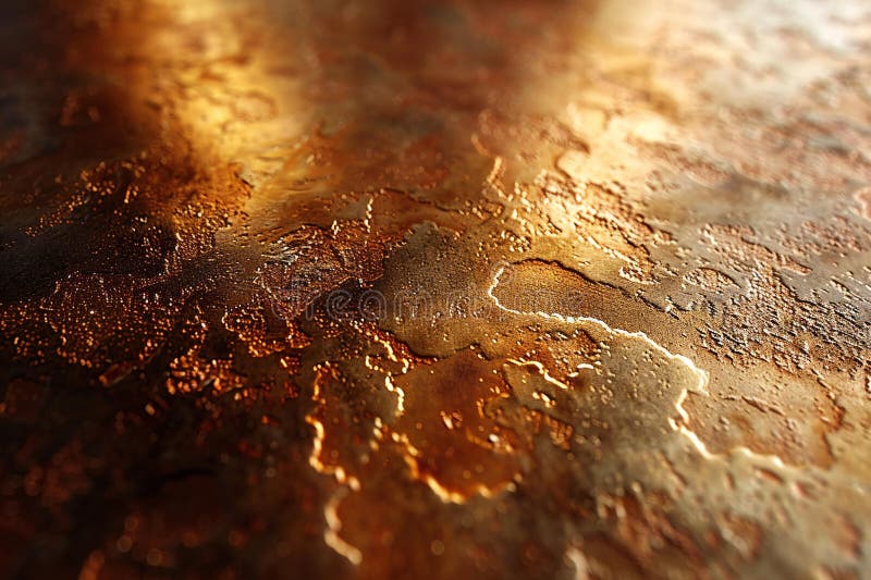 Closeup of Copper Surface, Smooth Texture, Gradient Background, High ...
