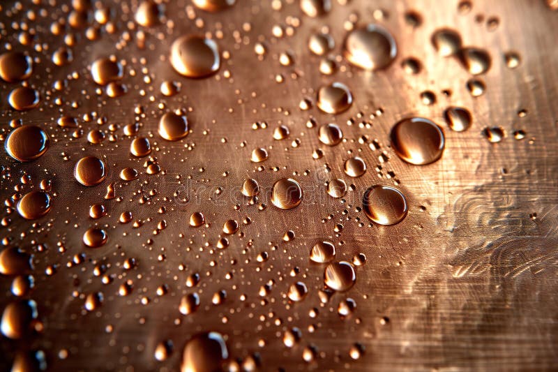 Closeup of Copper Surface, Smooth Texture, Gradient Background, High ...